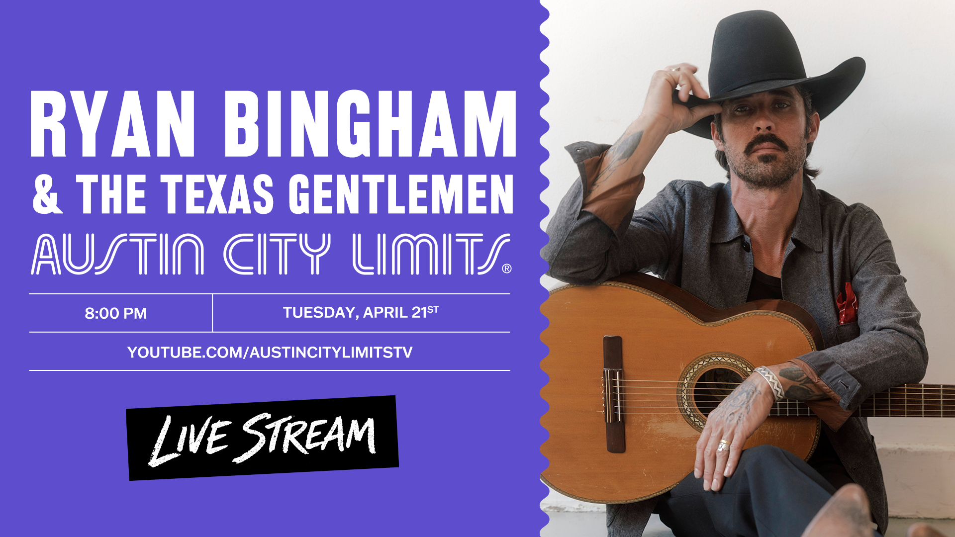 Oscar and Grammy-Winner Ryan Bingham’ s Austin City Limits Taping to ...